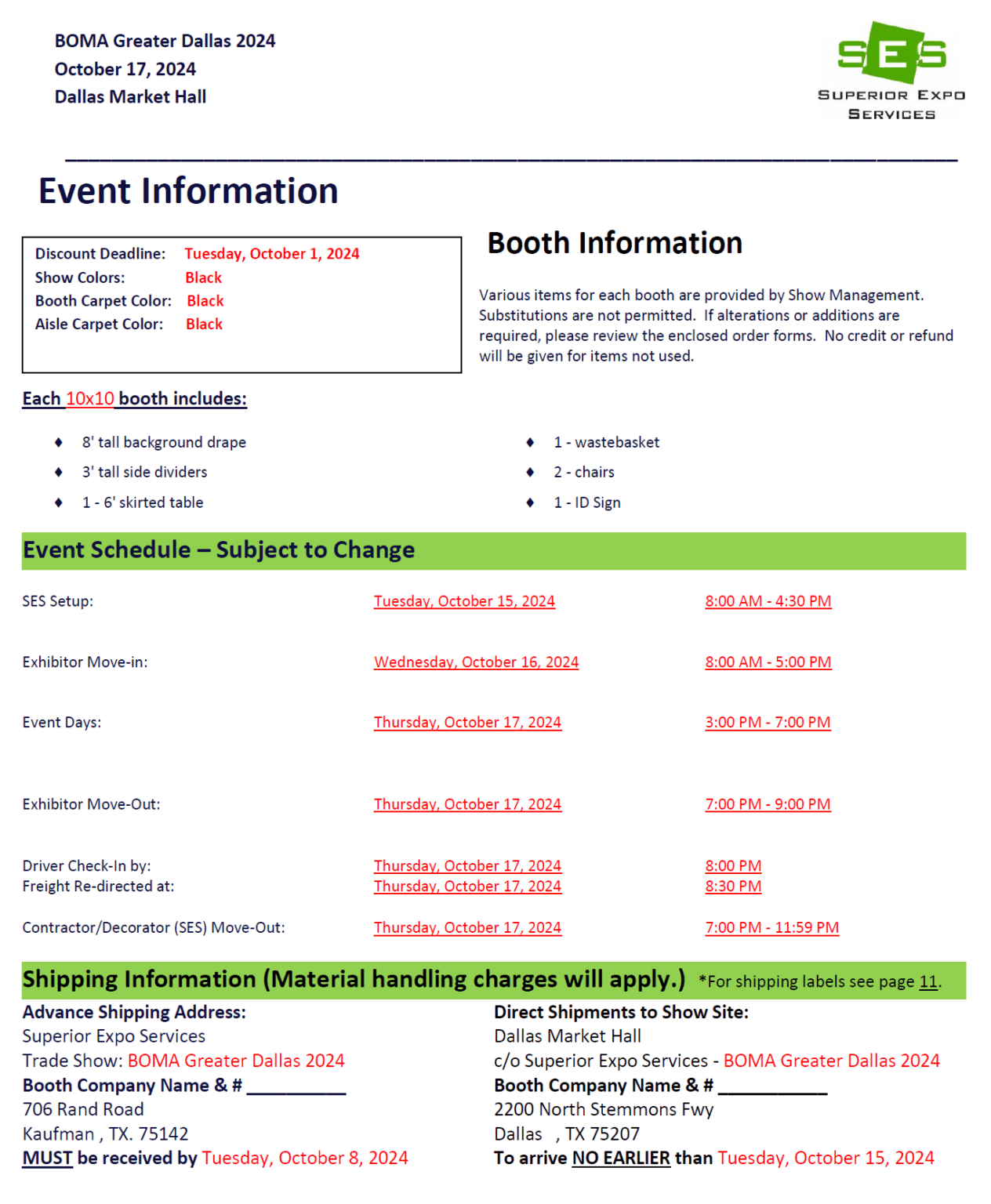 Exhibitor Resources - BOMA Greater Dallas